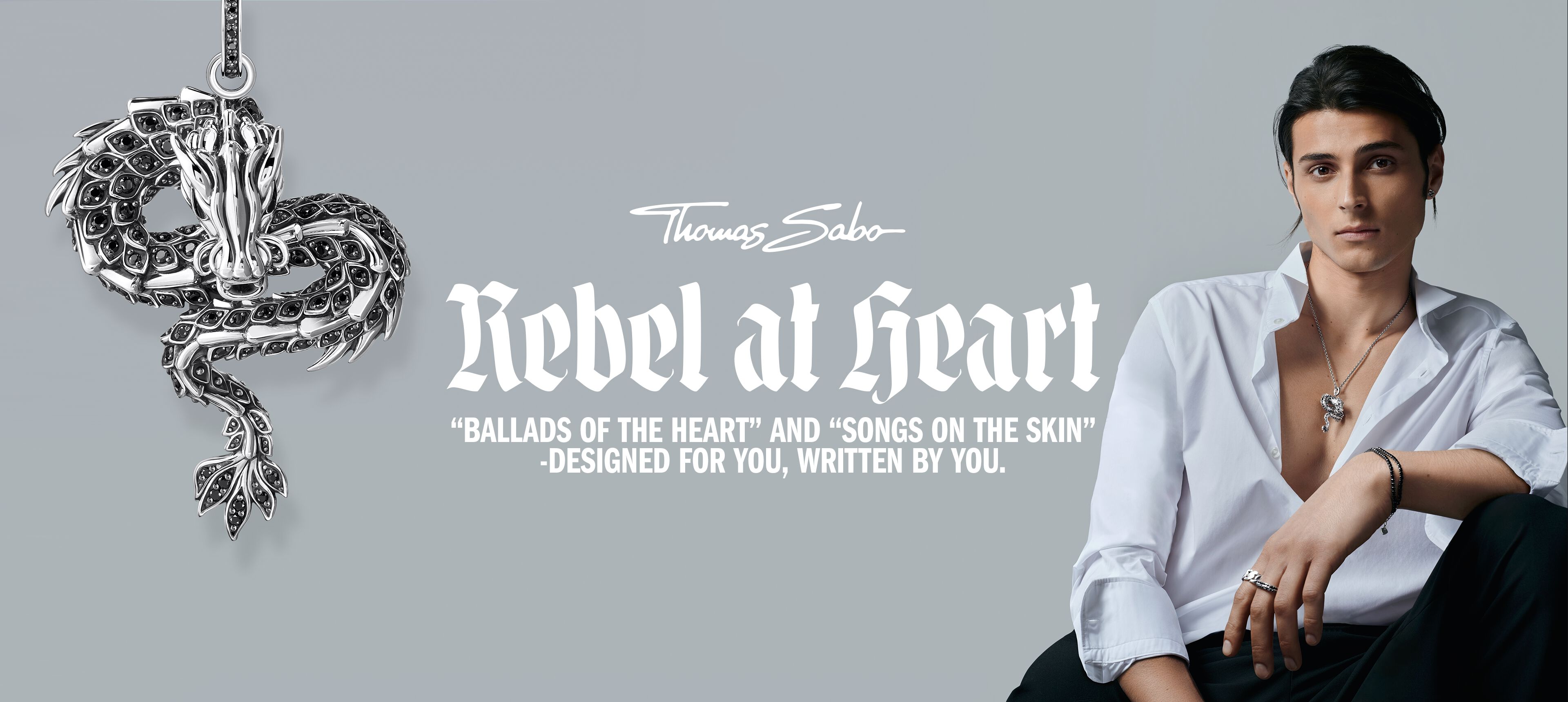 Rebel at heart by THOMAS SABO | Des bijoux audacieux pour elle et lui