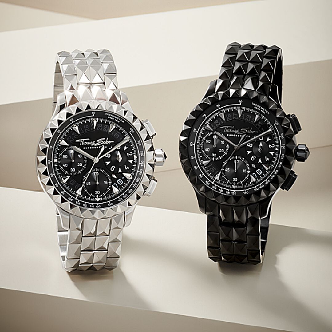 Silver Oval Stud Earrings with Zirconia Stones | THOMAS SABO