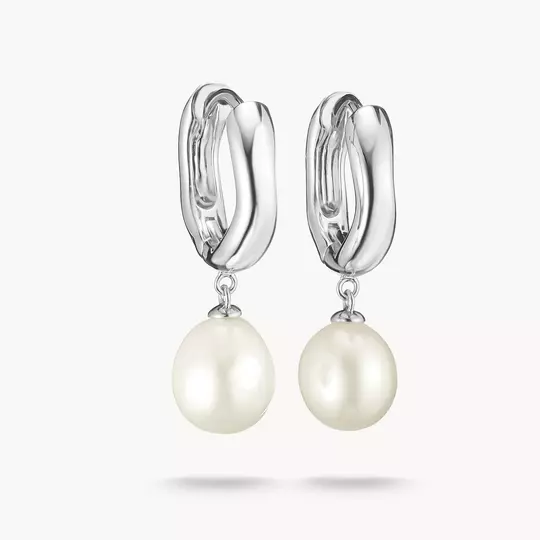 Hoop earrings pearl | TS Jewellery | THOMAS SABO
