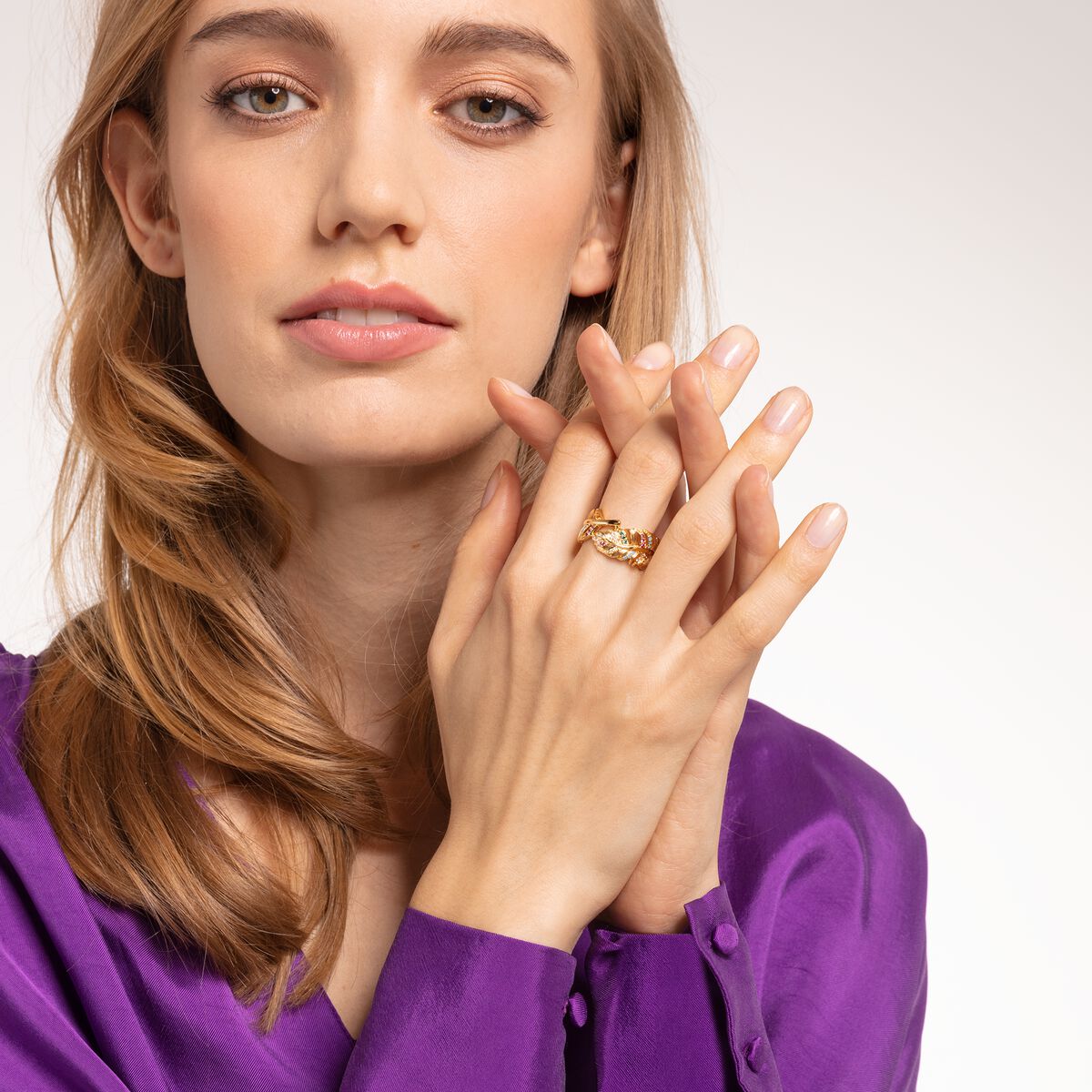 Ring Feather Gold for women: filigree jewellery – THOMAS SABO