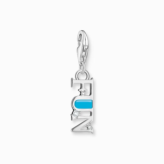 Charm with lettering FUN, silver | THOMAS SABO