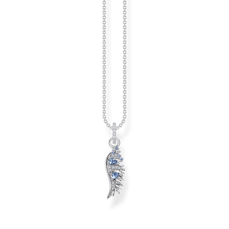 Necklace pendant: large phoenix wing, silver | THOMAS SABO