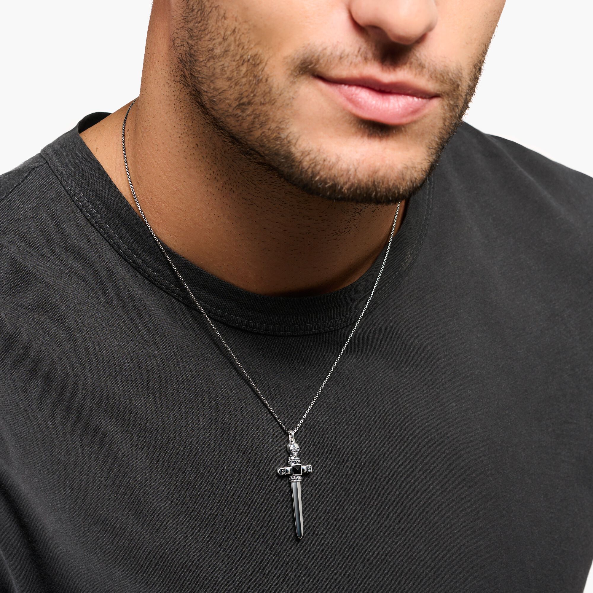 Necklace with sword pendant for men | THOMAS SABO