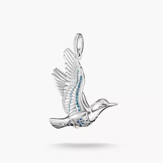 Pendant kingfisher with multicolored stones | THOMAS SABO