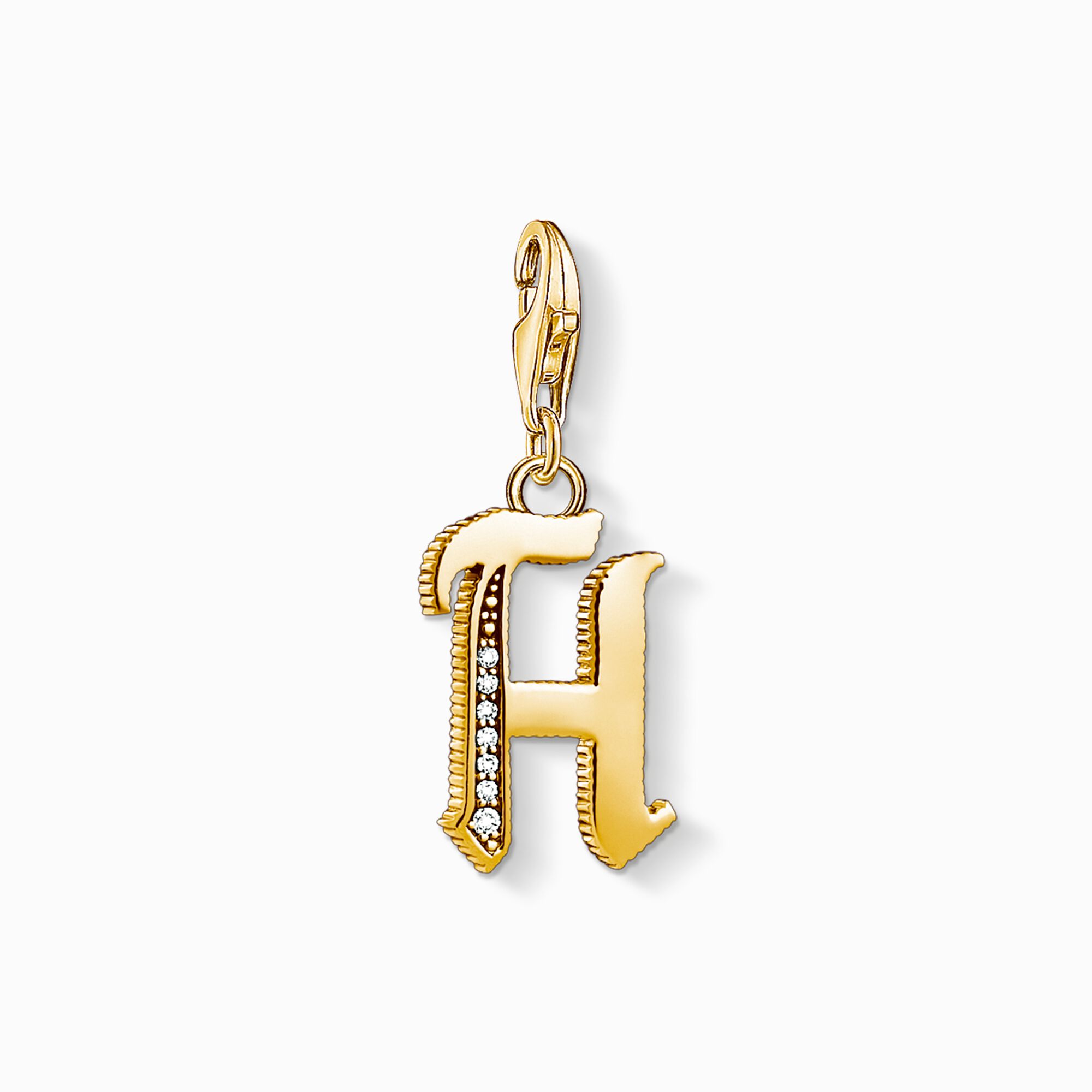 Charm pendant letter h gold | Charm Club | THOMAS SABO