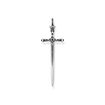 Chain pendant for men: sword, yellow-gold plated | THOMAS SABO