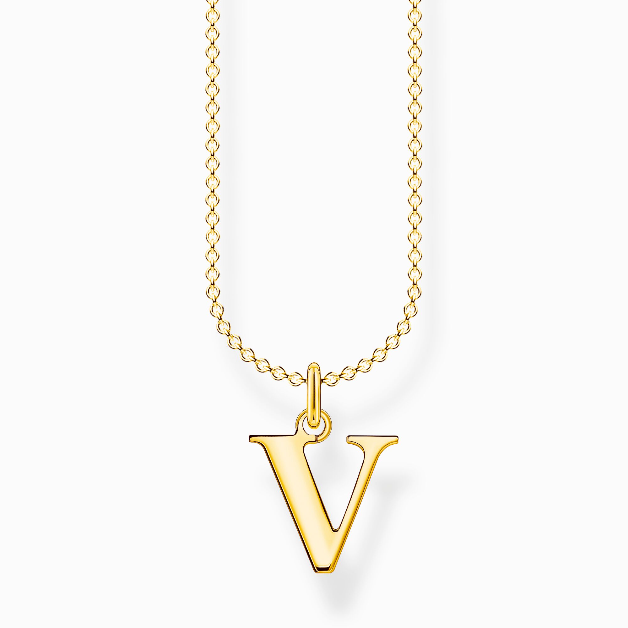 Letter V Gold