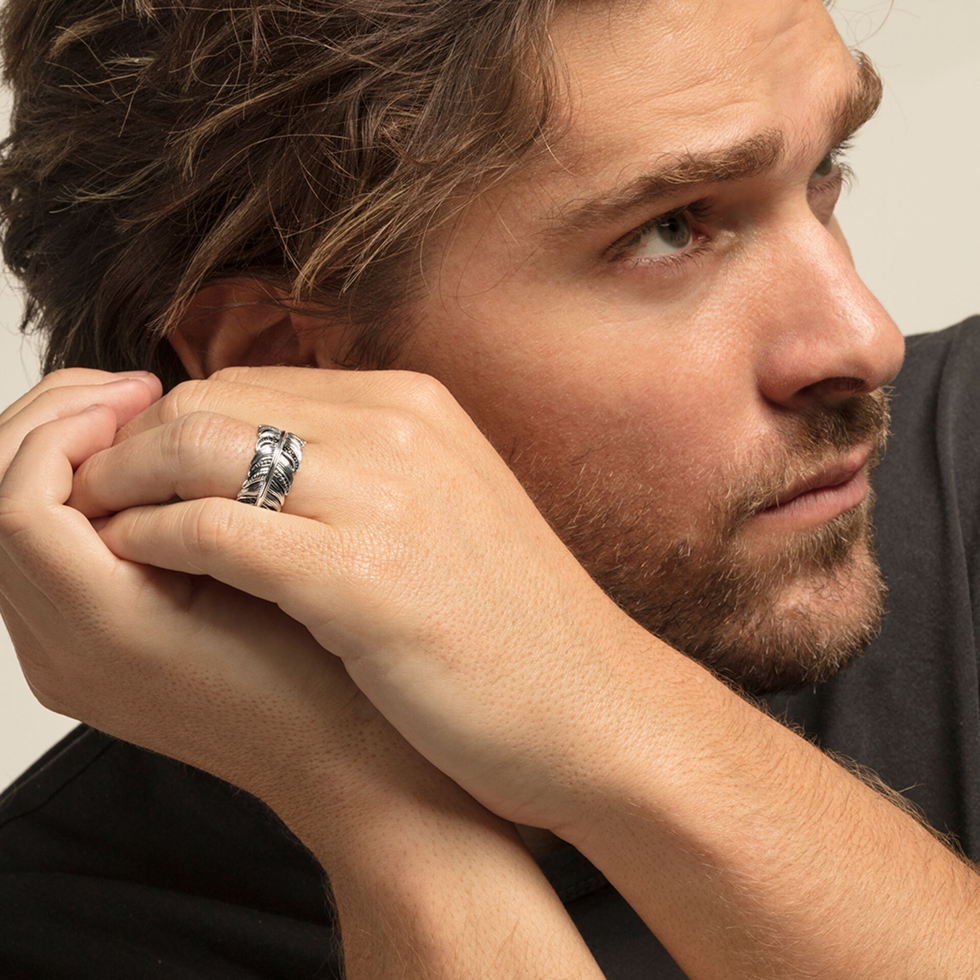 Ring feather pavé | Rebel at Heart | THOMAS SABO