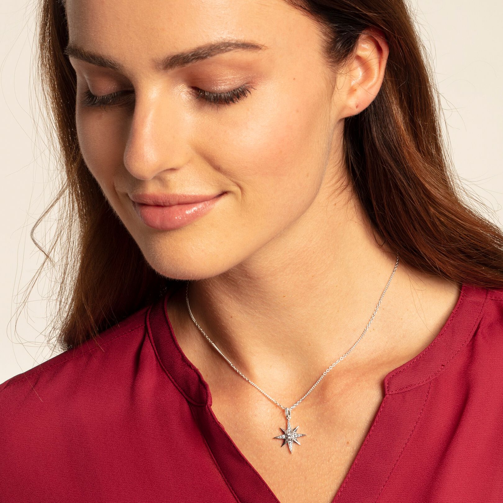 Necklace royalty star white | TS Jewellery | THOMAS SABO