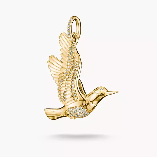 Pendant kingfisher with white zirconia | THOMAS SABO