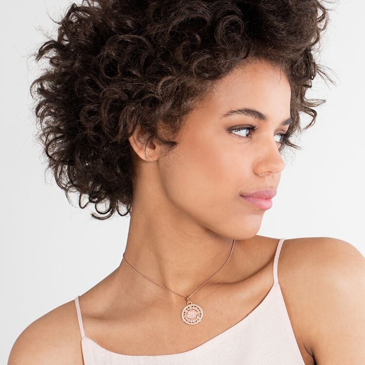 Necklace pink ornament | Sterling Silver | THOMAS SABO